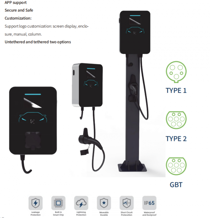 AC Wallbox/Column EV Charging Station